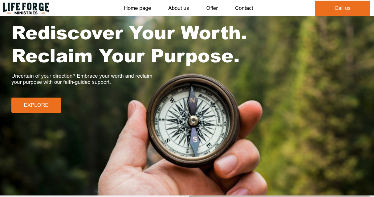 LIfe Forge Ministries Published » Home